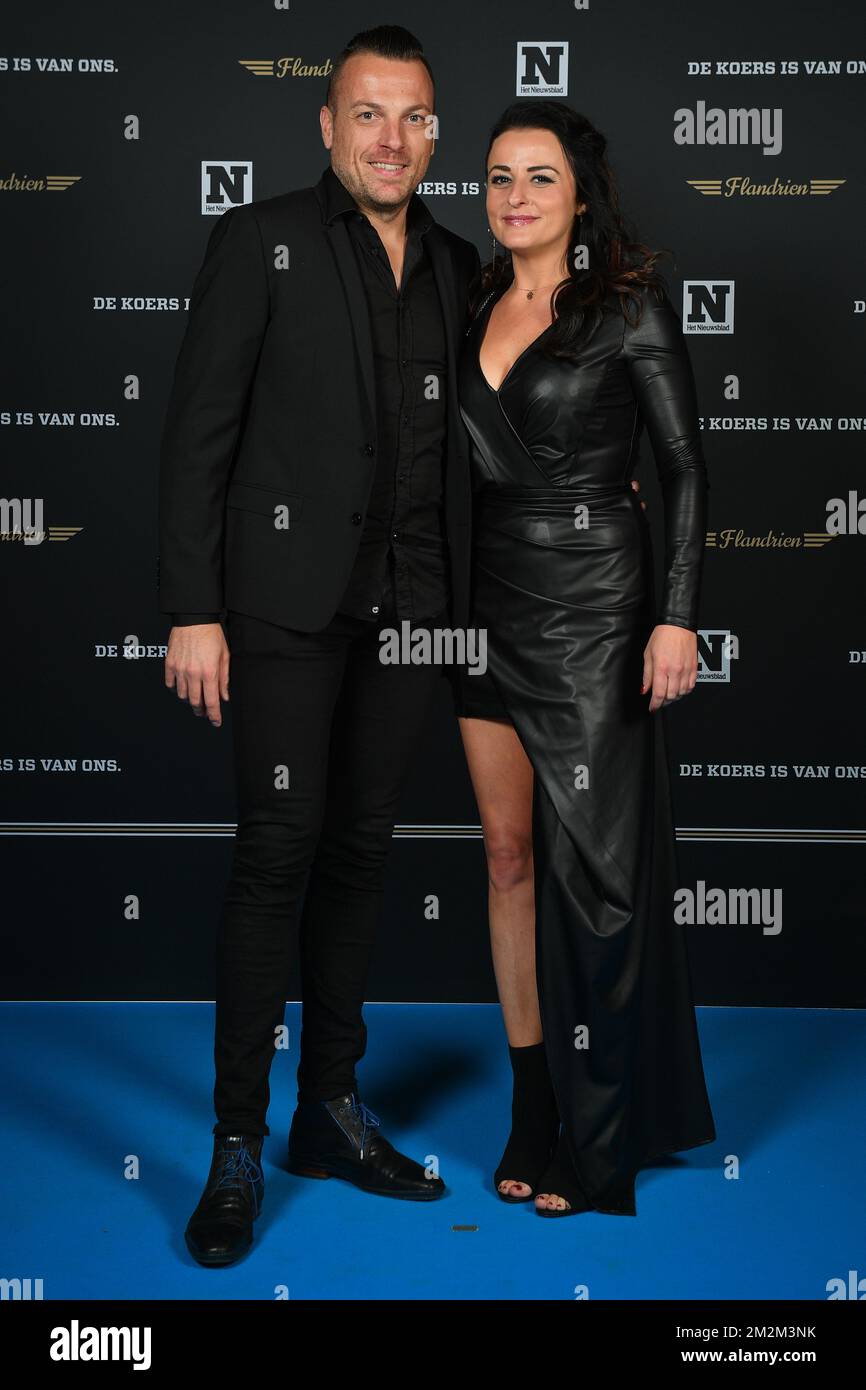 Kevin De Weert and his girlfriend Sara Dehertogh pictured during the ...
