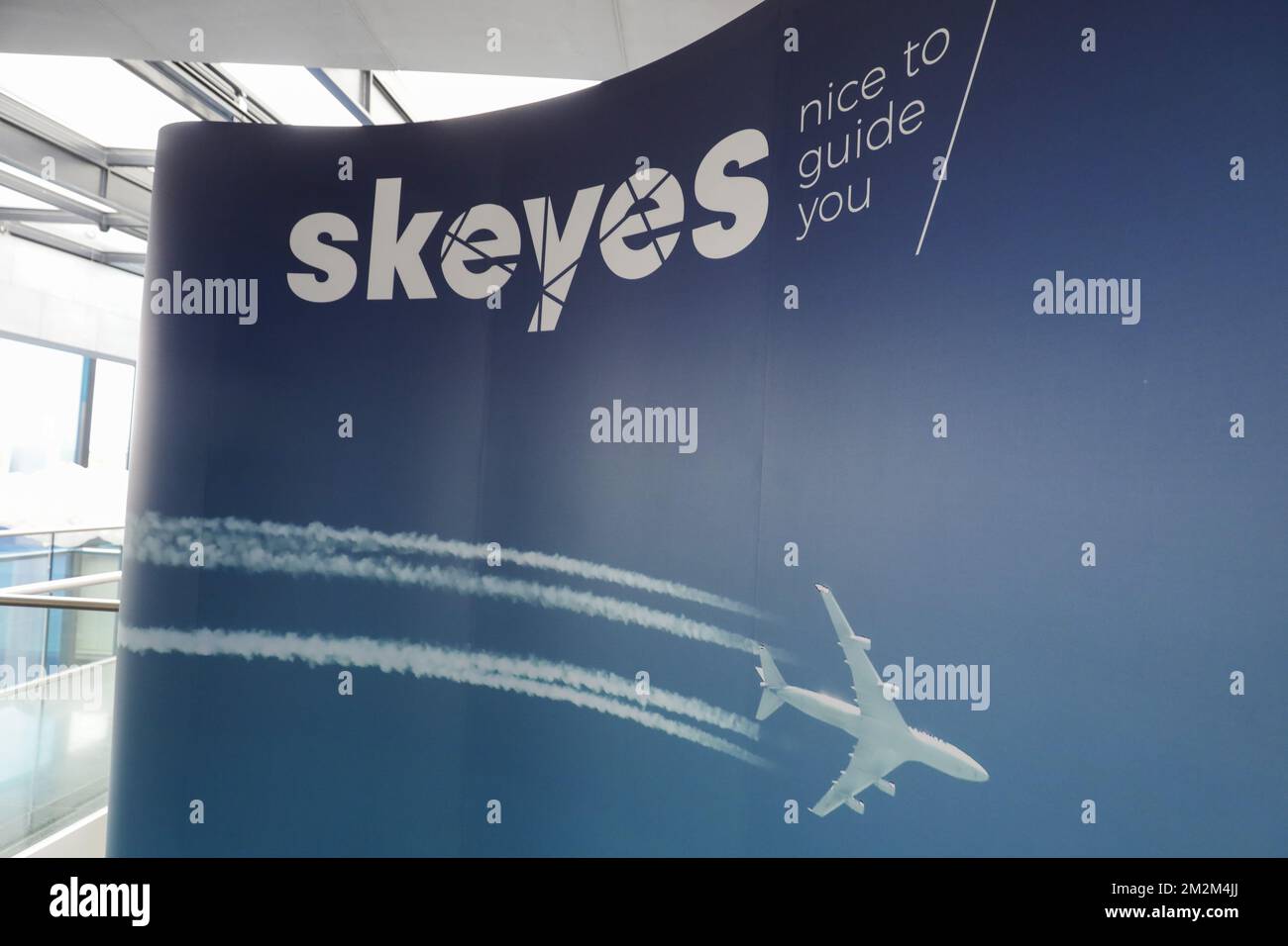 Illustration picture shows the 'skeyes' logo, the new name of air ...