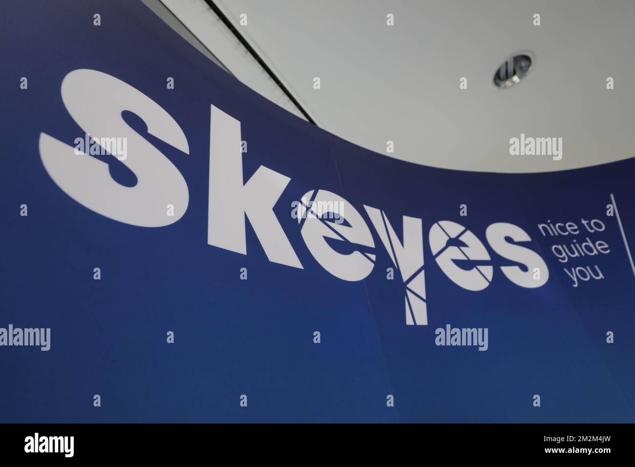 Illustration picture shows the 'skeyes' logo, the new name of air ...