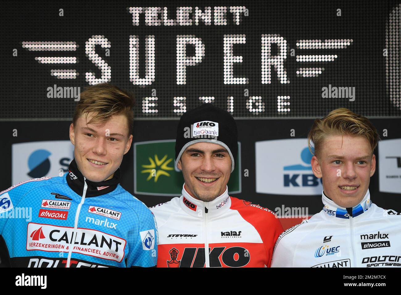 Belgian Witse Meeussen, Belgian Ryan Cortjens and Dutch Pim Ronhaar ...