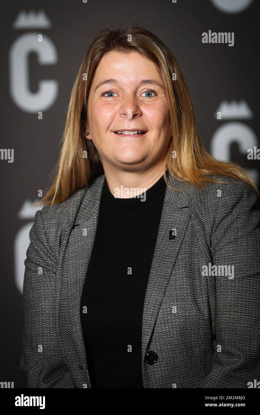 Future Charleroi PS elderwoman Julie Patte poses for the photographer ...