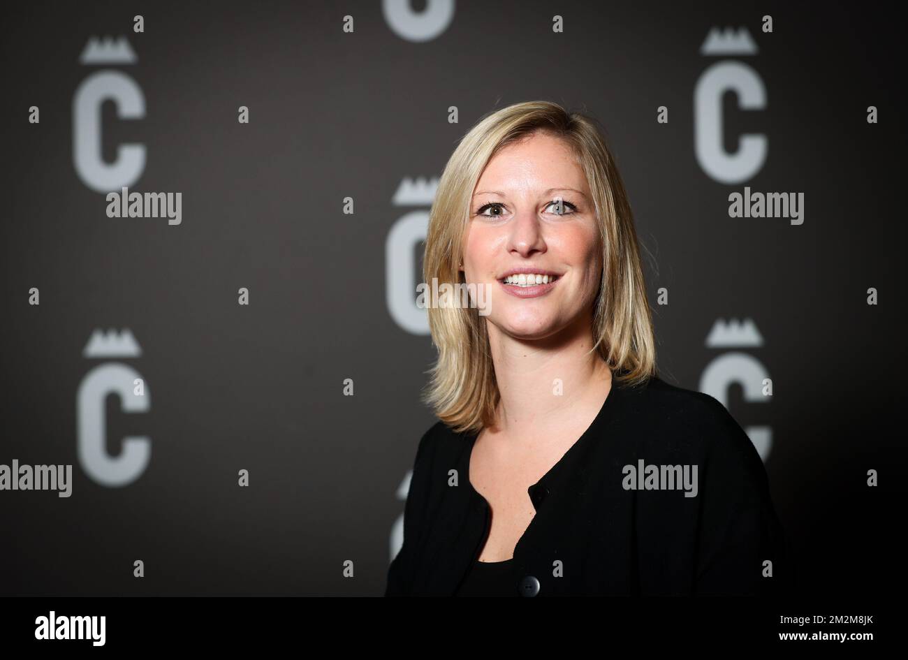 Future Charleroi PS elderwoman Babette Jandrain poses for the ...