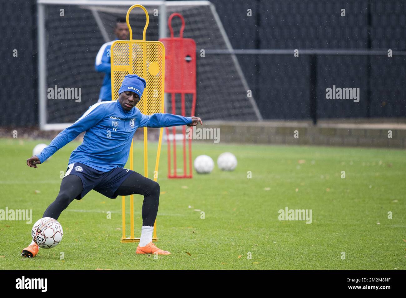 Gent's Jean-Luc Diarra Mamadou Dompe pictured in action during a ...