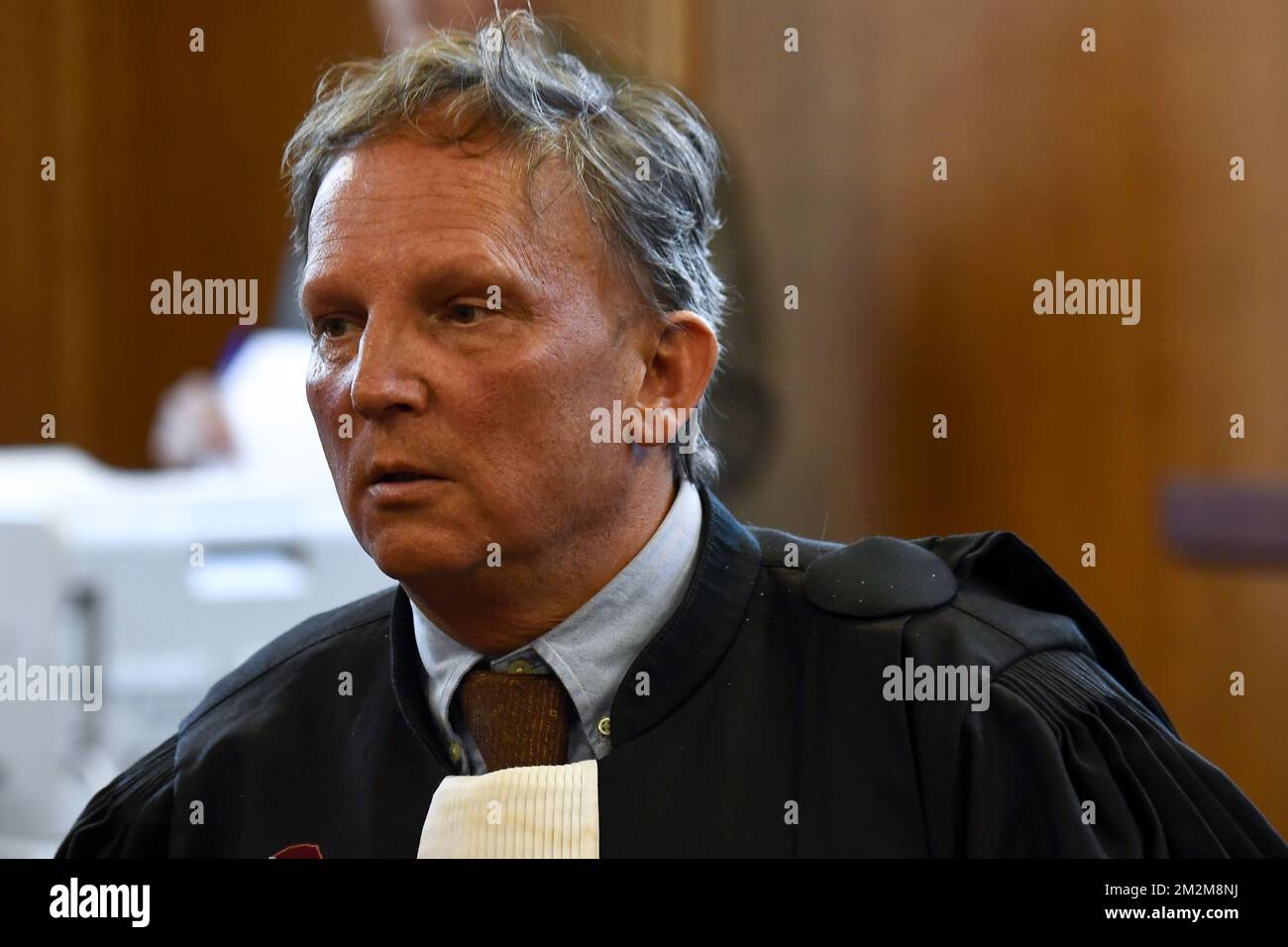 Lawyer Johan Platteau, defending Andre Gyselbrecht pictured at the ...