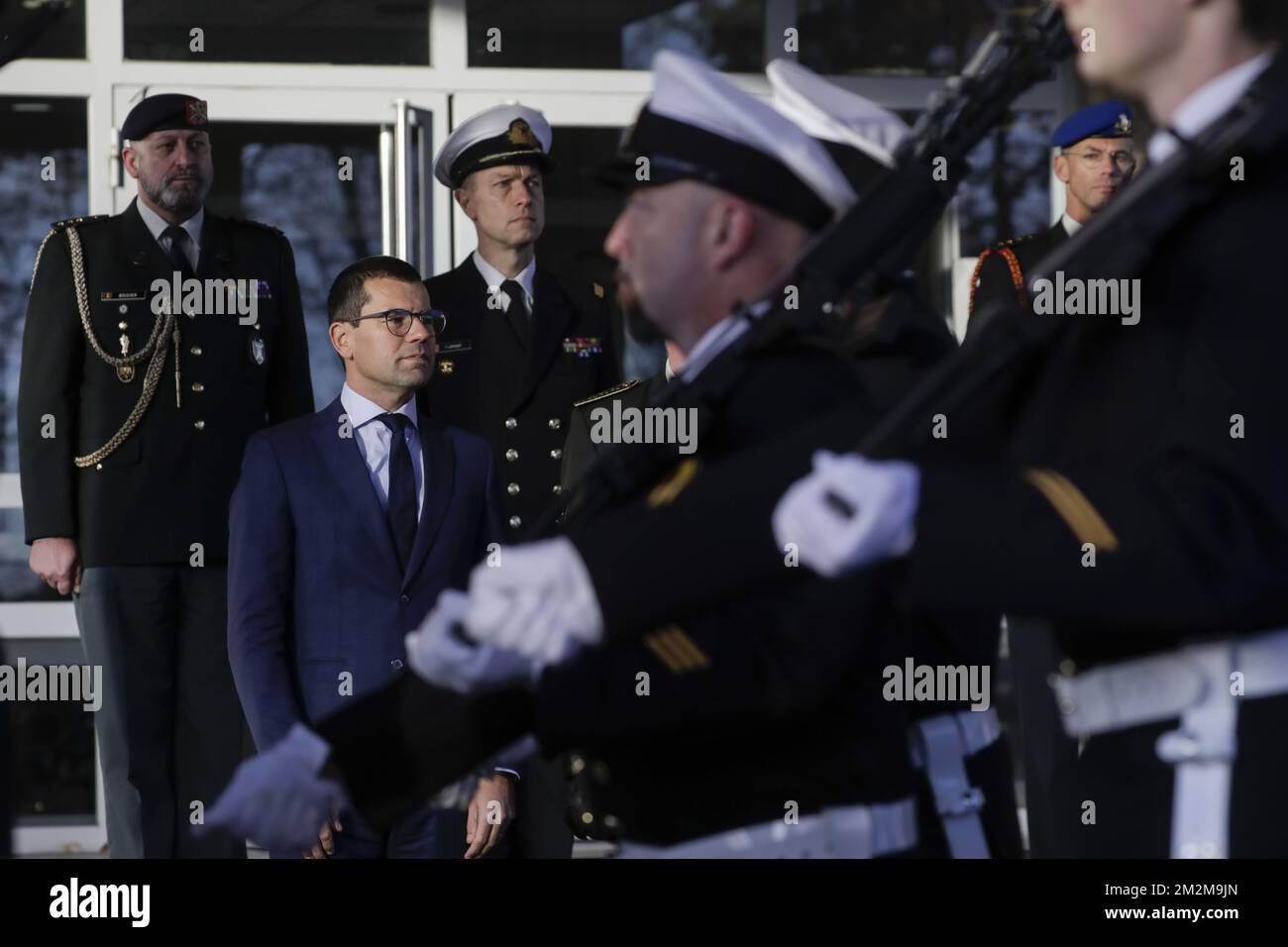 New Minister of Defence and Public Service Sander Loones pictured ...