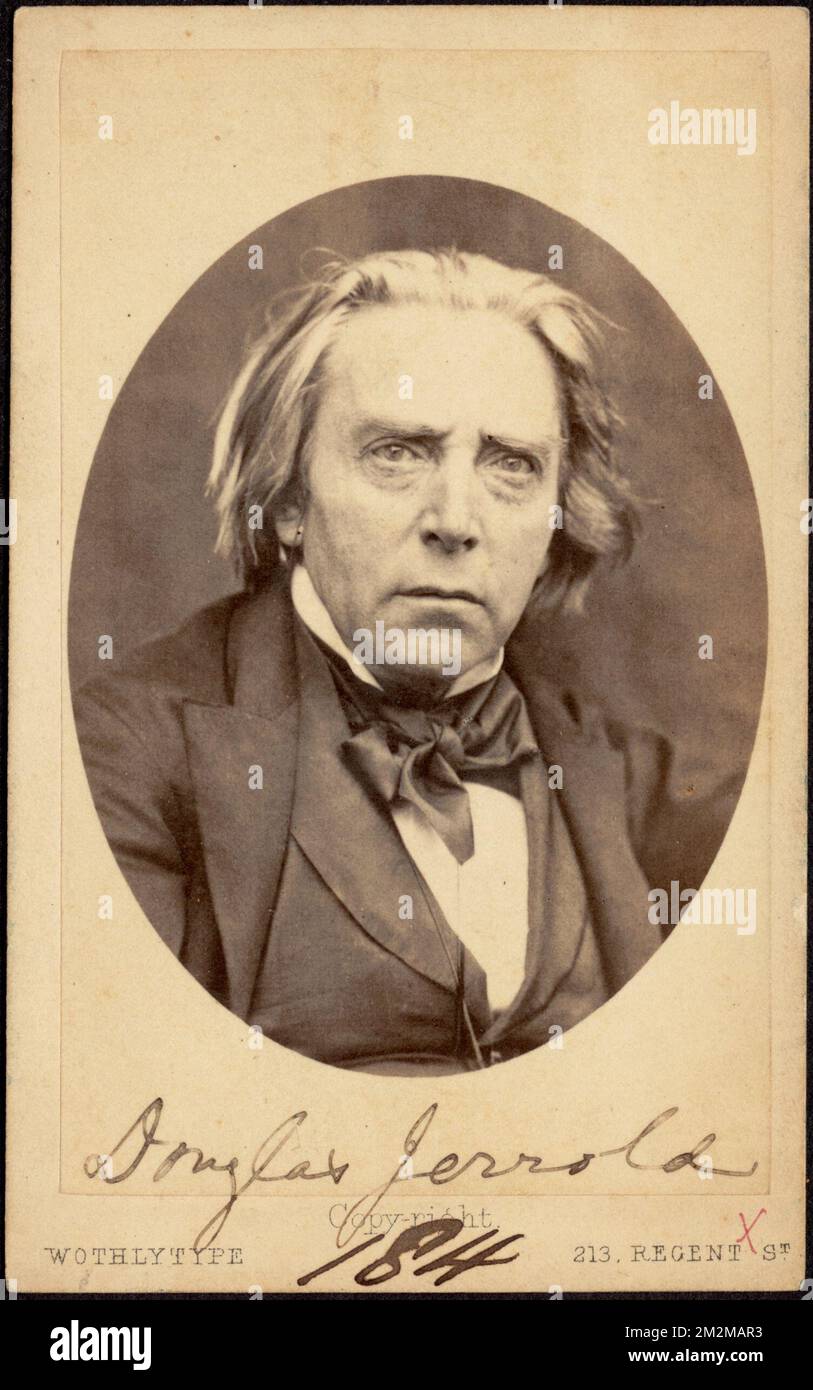 Douglas Jerrold , Authors, Jerrold, Douglas, 1803-1857, Carte de Visite ...