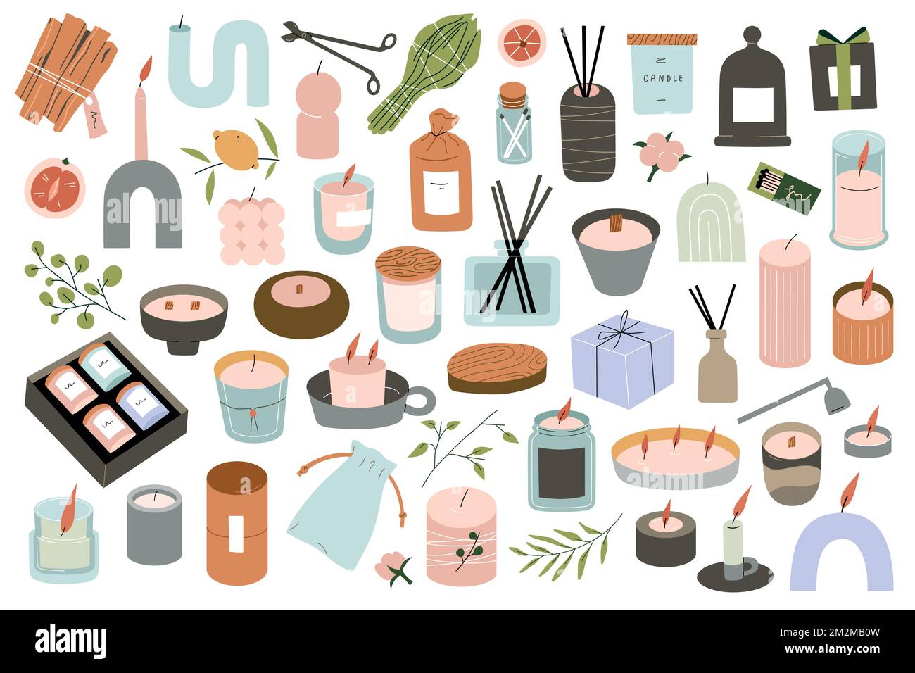 Burning perfumed Stock Vector Images - Alamy