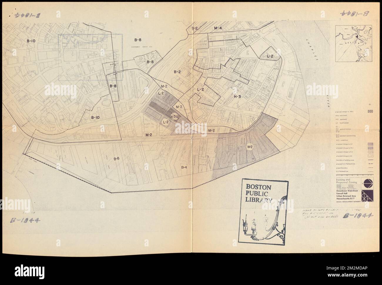 Downtown waterfront-Faneuil Hall urban area Massachusetts R-77 ...