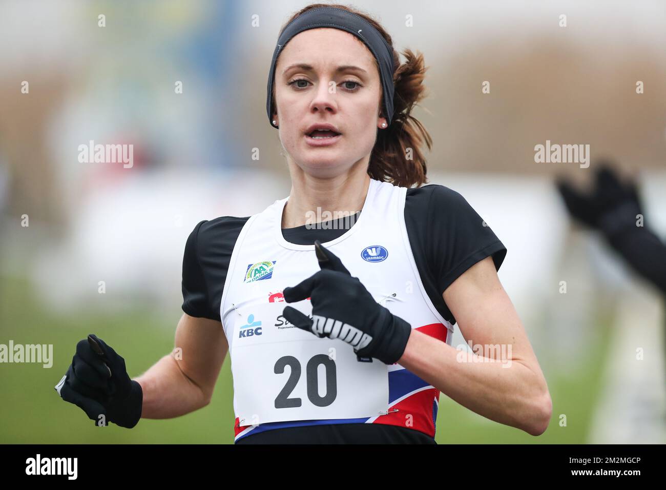 British Stephanie Barnes pictured at the women's race at the third ...