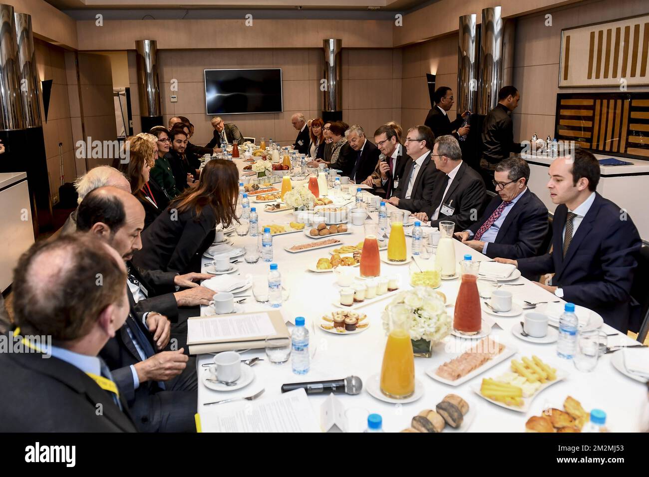 Participants pictured at a FEB success stories Breakfast on the fourth ...