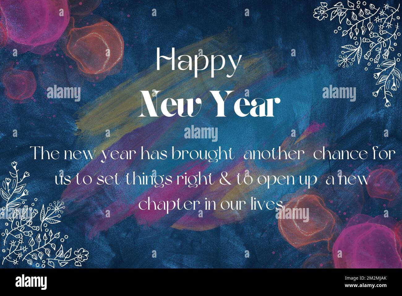 Greetings of New years Stock Photo - Alamy