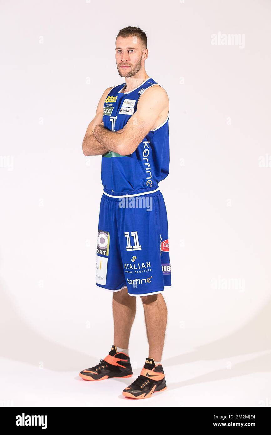 Aalstar's Brandon Rozzell poses during a photoshoot of Belgian ...