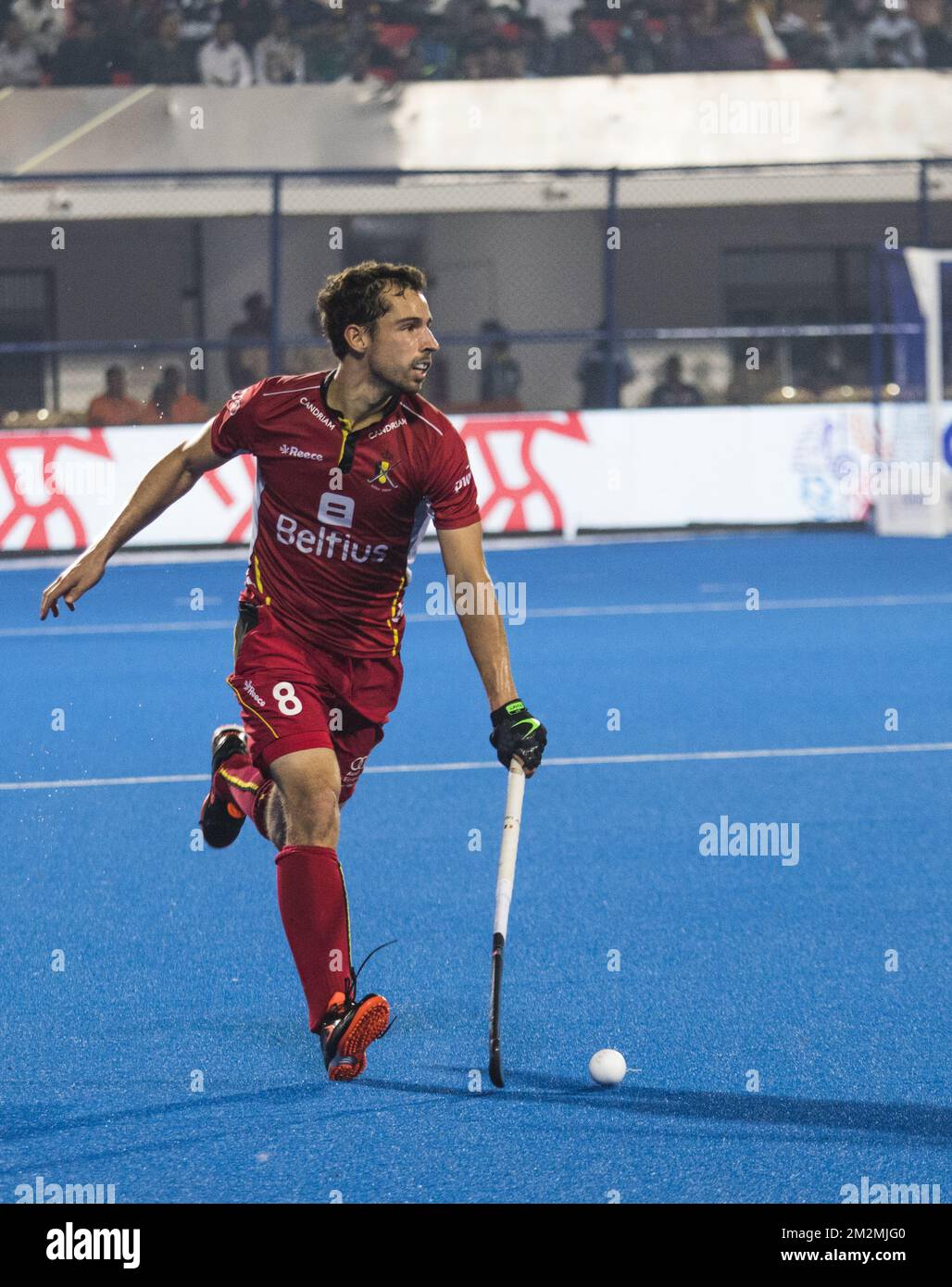 Belgium's Florent van Aubel pictured in action during the first game of ...