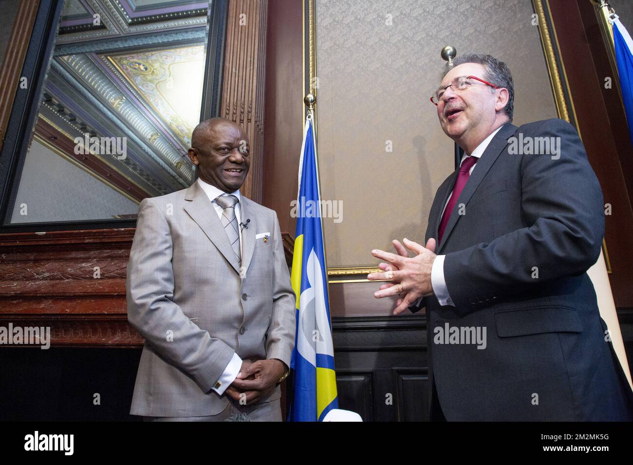 Future mayor of Ganshoren, cdH Pierre Kompany and Brussels region ...
