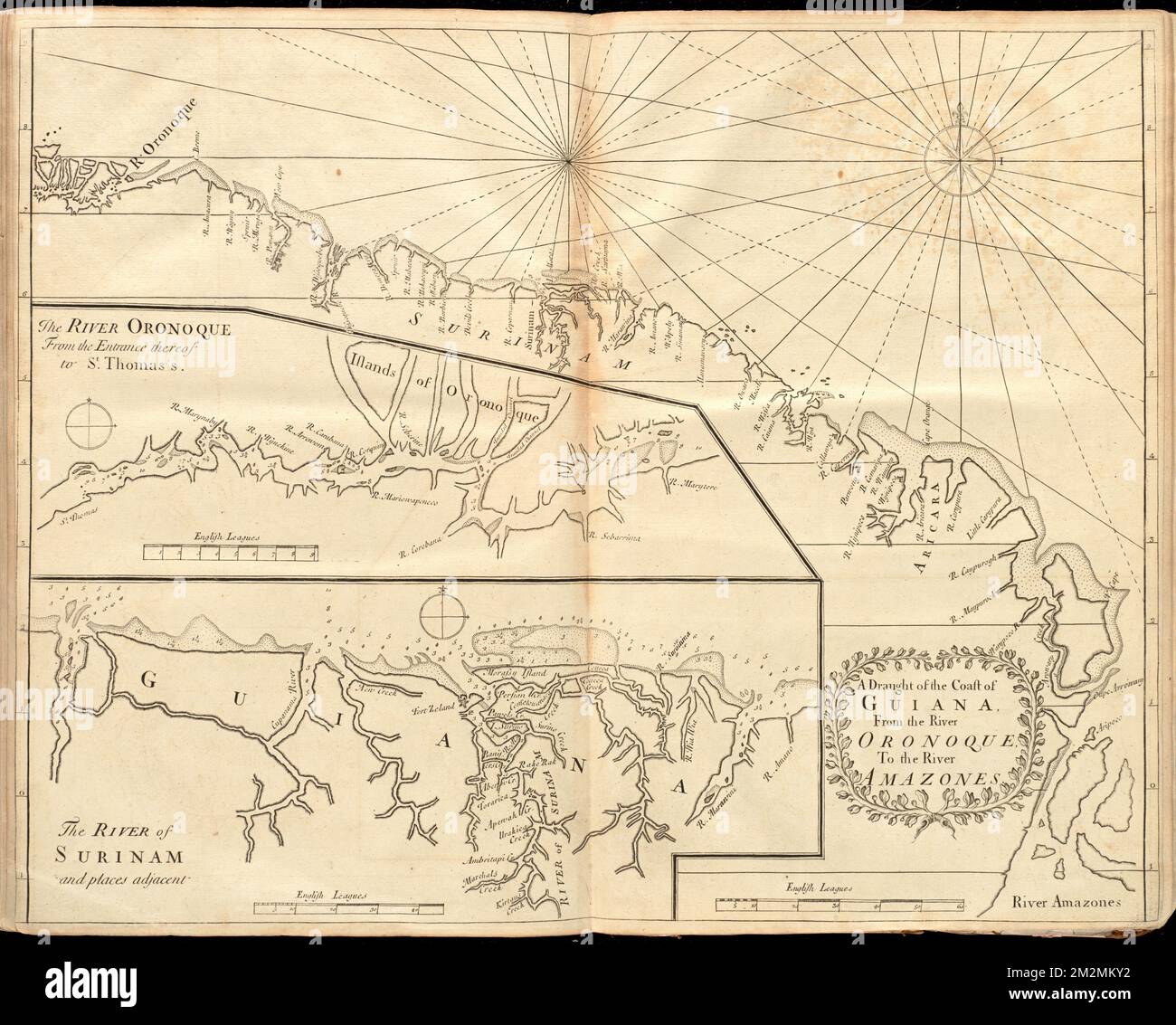 A draught of the coast of Guiana, from the river Oronoque to the river ...