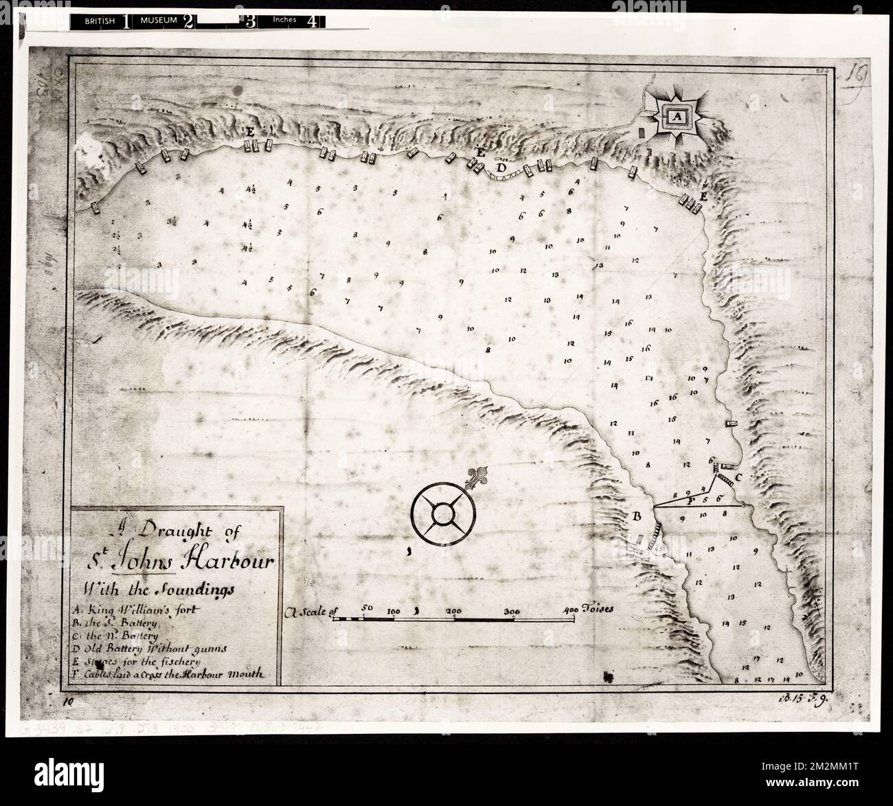 A draught of St. John's harbour : with the soundings , Harbors ...