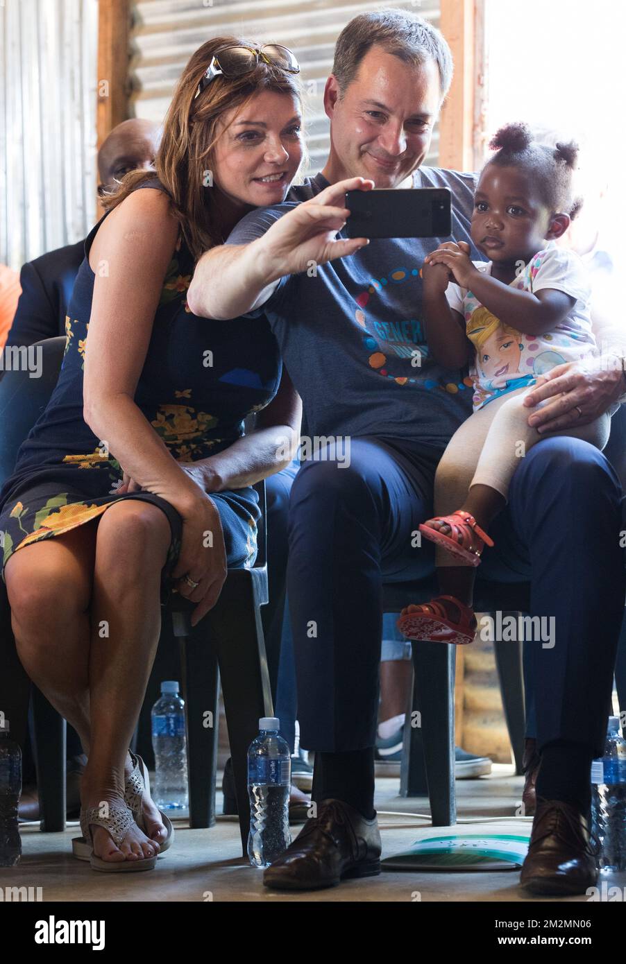 Belgian goodwill ambassador of UN Goedele Liekens and Vice-Prime ...