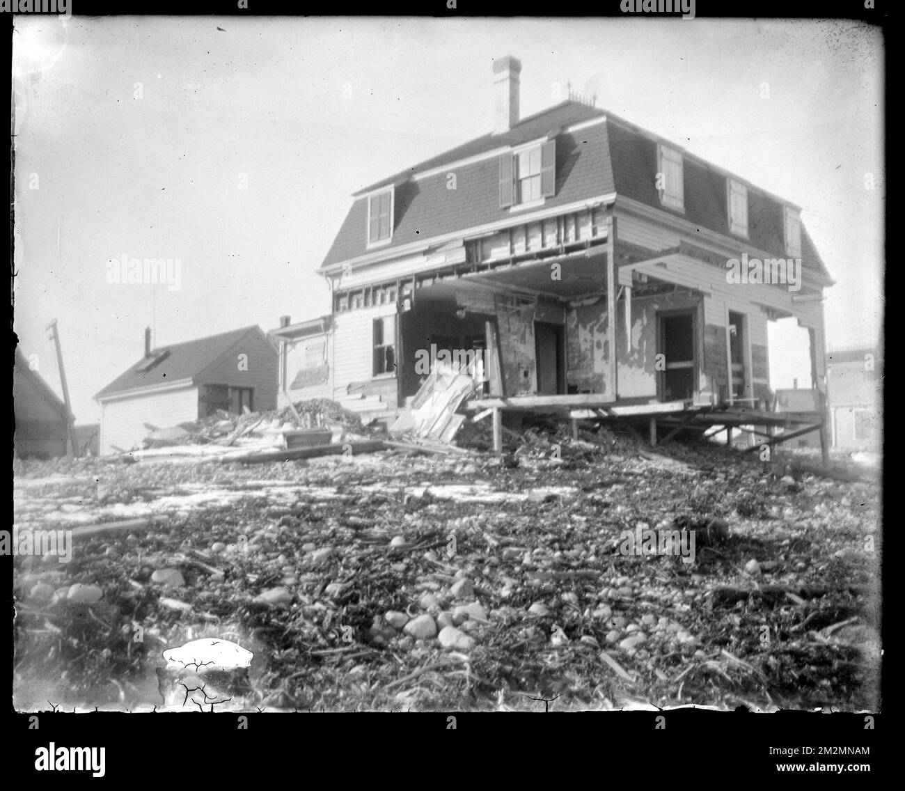 Driscoll house after big storm Nov. 27 1898 , Storms. Hingham Public ...