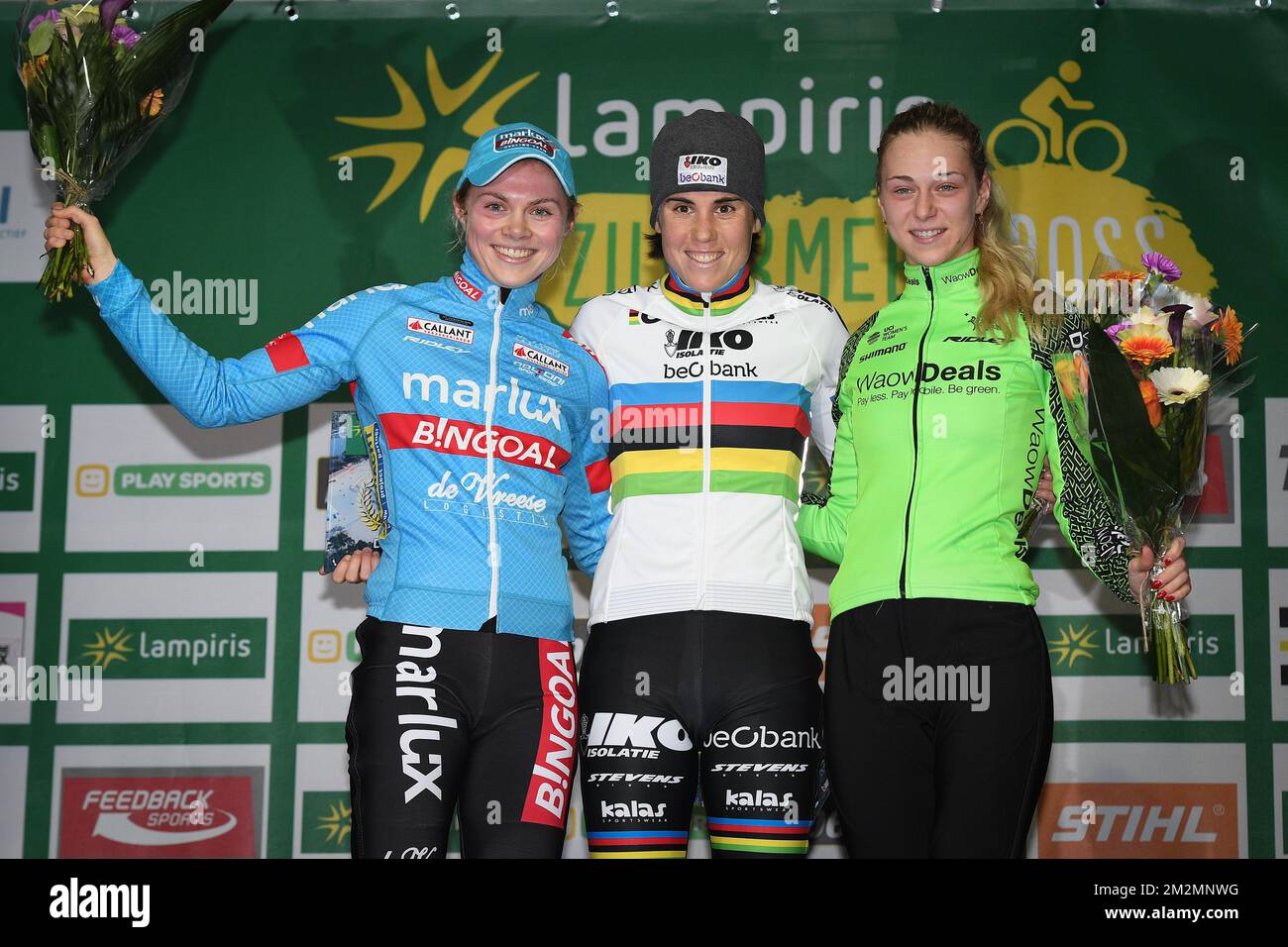 Belgian Laura Verdonschot, Belgian Sanne Cant and dutch Inge Van Der ...