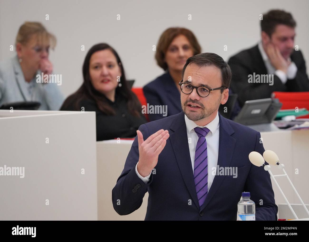 Potsdam, Germany. 14th Dec, 2022. Jan Redmann, CDU parliamentary group ...