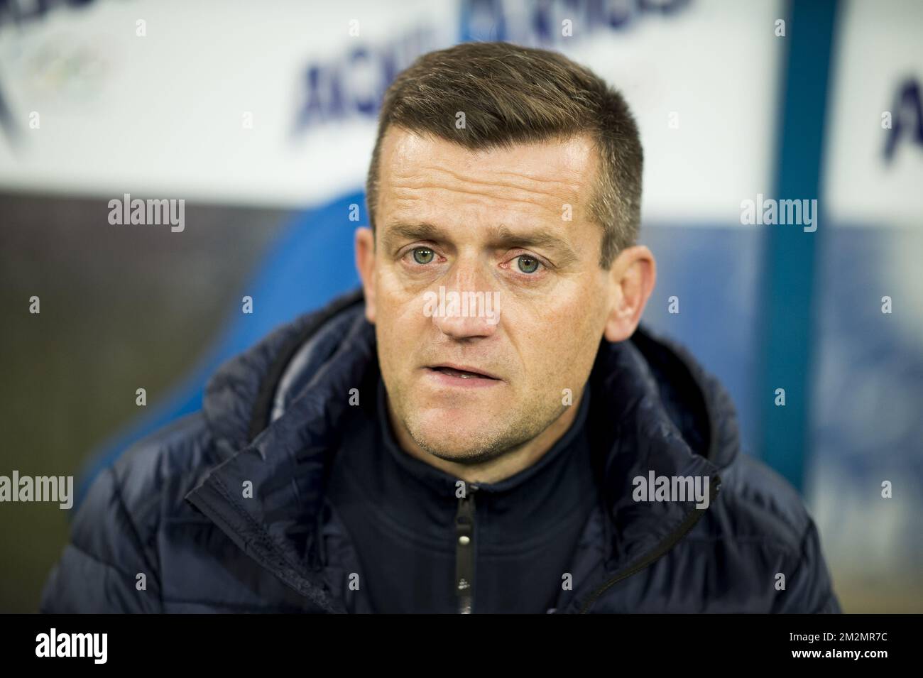 KAA Gent's new assistant coach Johnny Molby pictured at the start of a ...