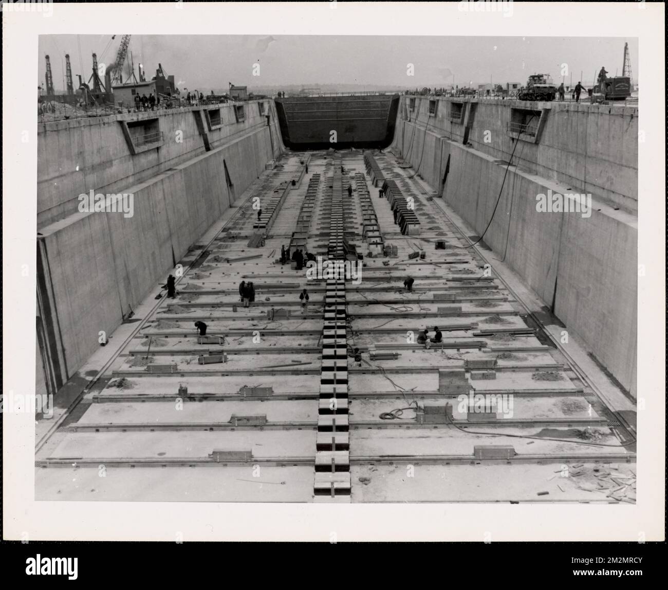 Dry dock #4 US Naval Dry dock, South Boston, completed June 1943 ...