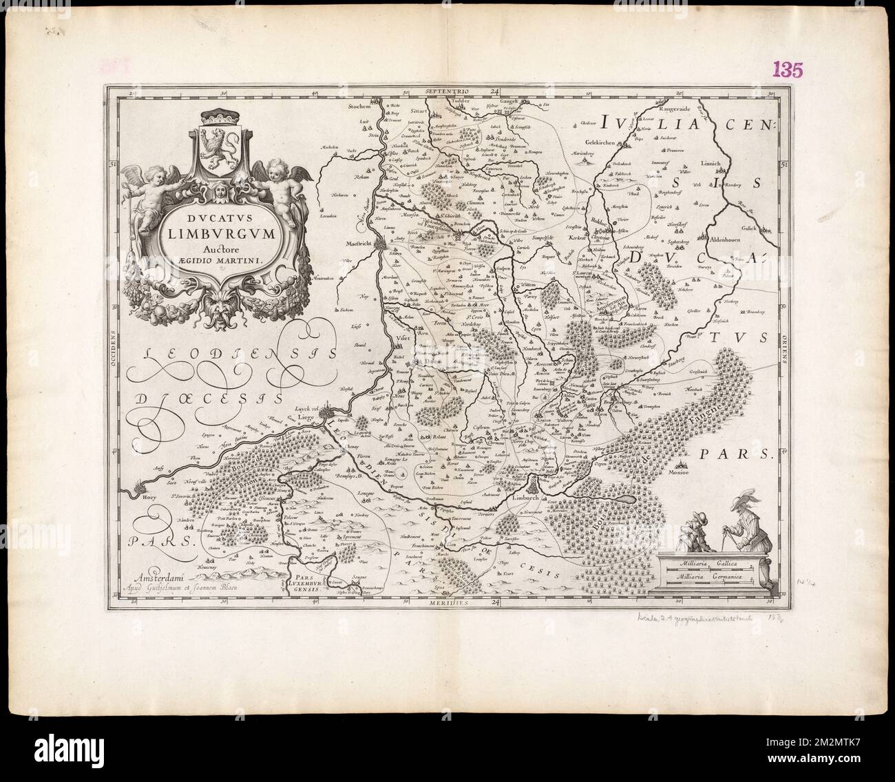 Ducatus Limburgum , Limburg Duchy, Maps, Early works to 1800, Liège ...