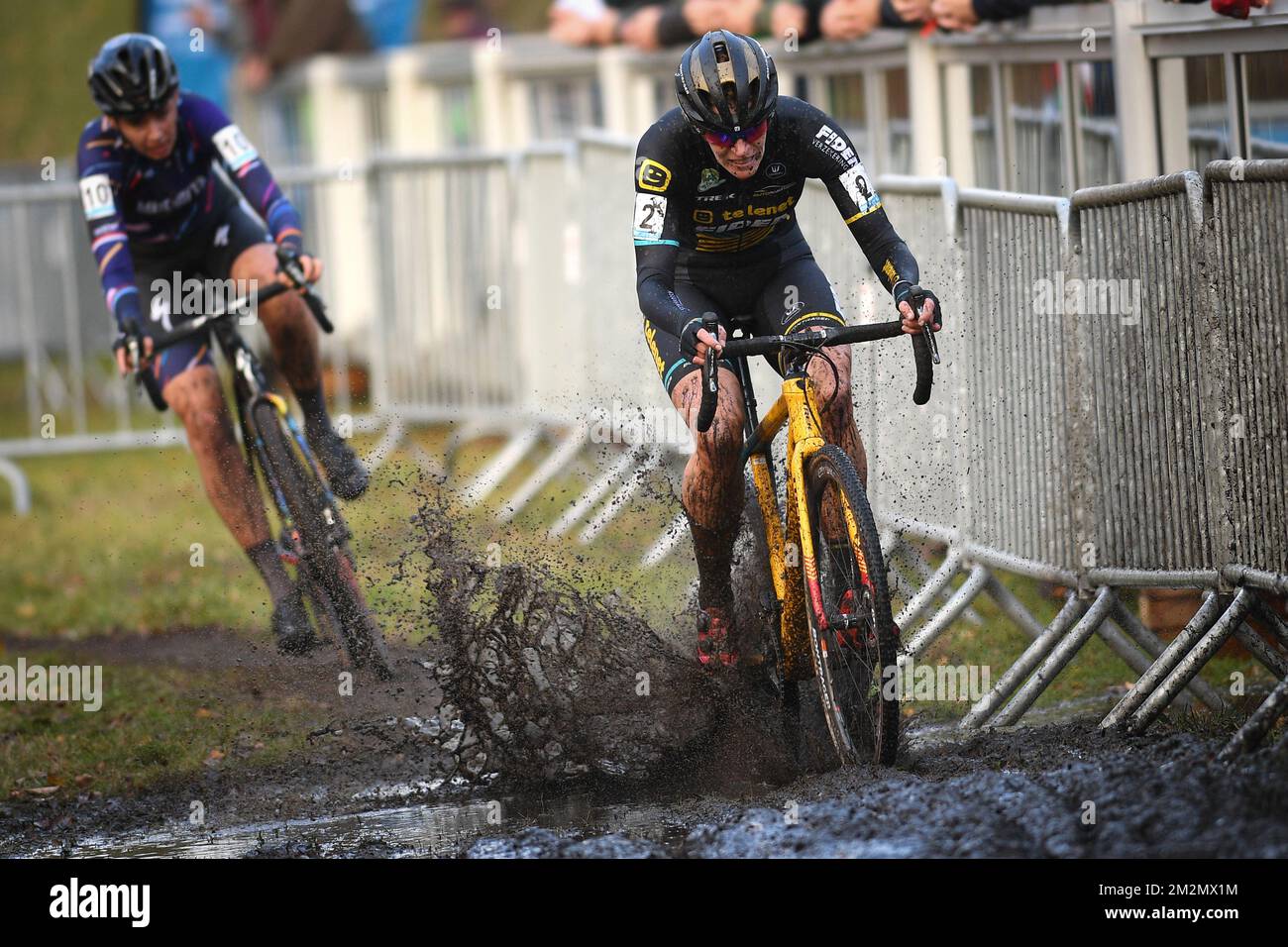 Belgian Ellen Van Loy pictured in action during the women's elite race ...