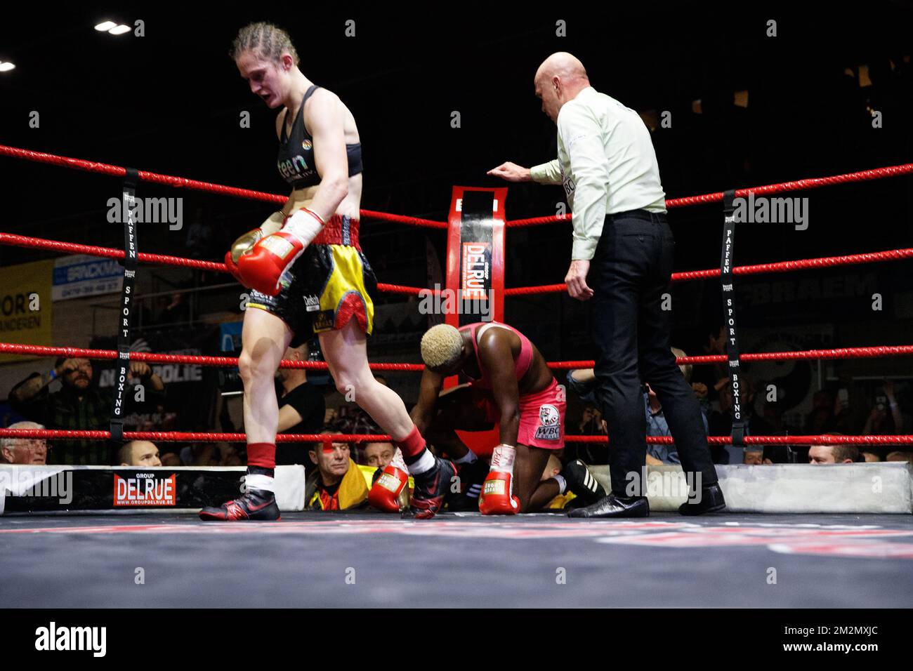 Belgian Delfine Persoon and Kenian Judy Waguthii pictured during the ...