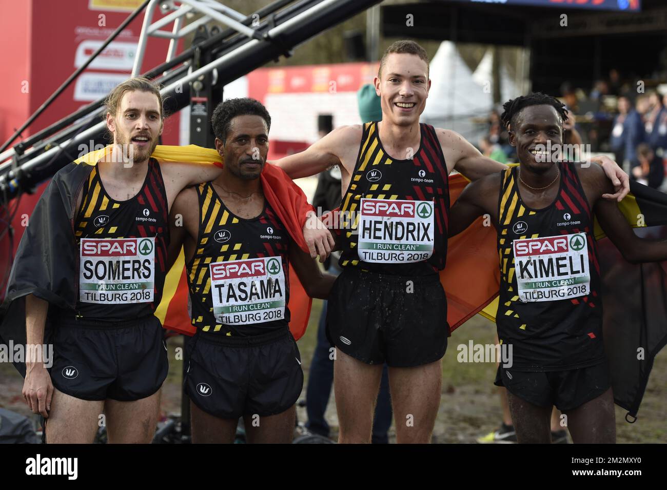 Belgian Michael Somers, Belgian Faisa Dame Tasama, Belgian Robin ...