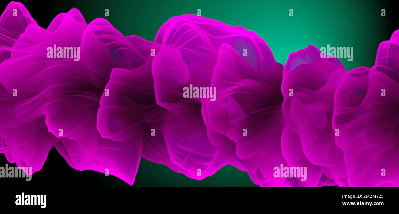 Abstract electrifying lines, smoky fractal pattern, digital ...