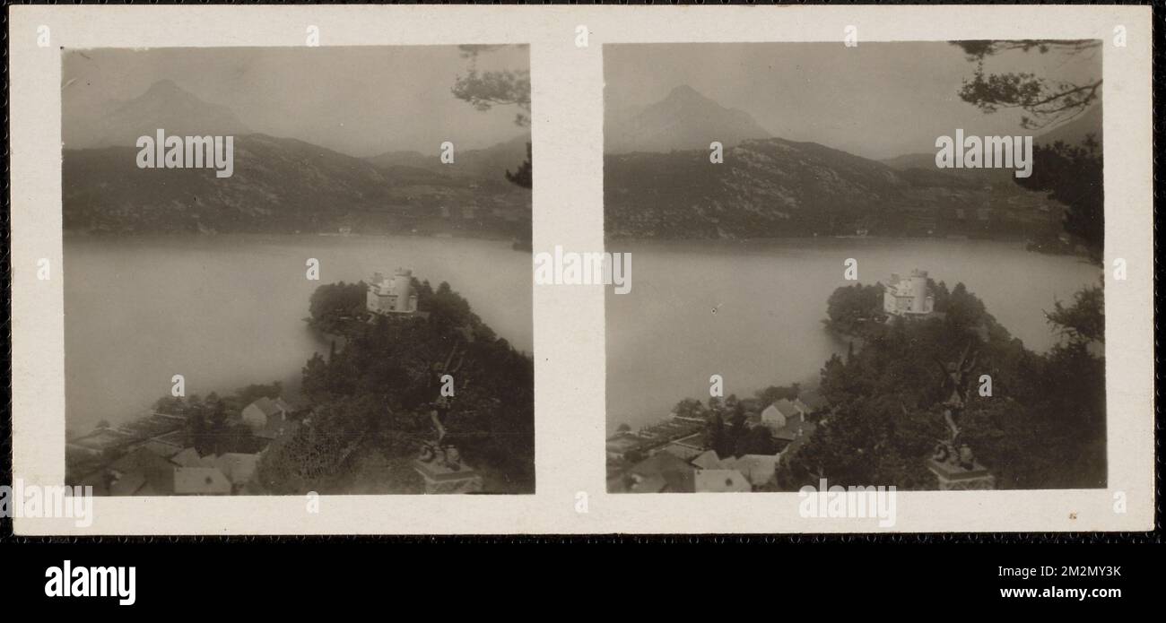 Duingt : Le lac vu de la Grotte de la Vierge , Mountains, Cities ...