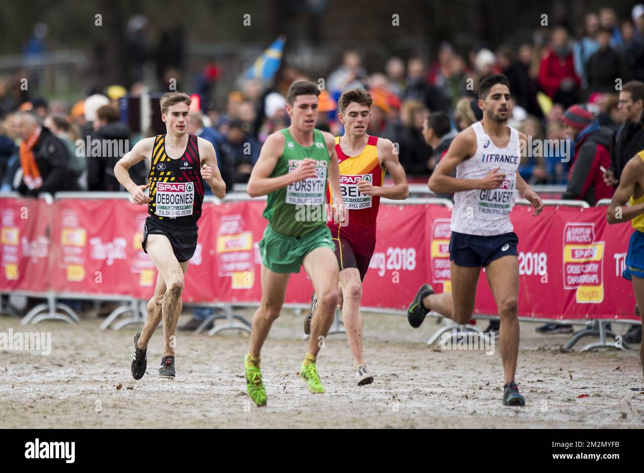 Belgian Simon Debognies pictured in action during the U23 men race at ...