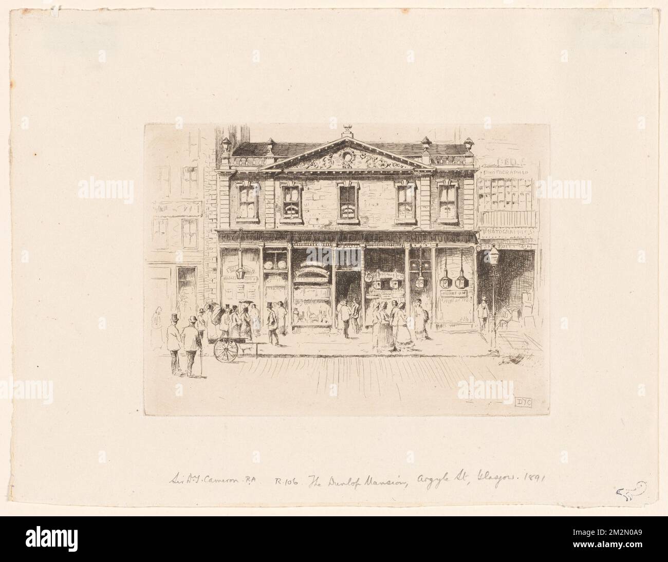 Dunlop mansion, Argyll Street (Glasgow) , City & town life, Stores ...