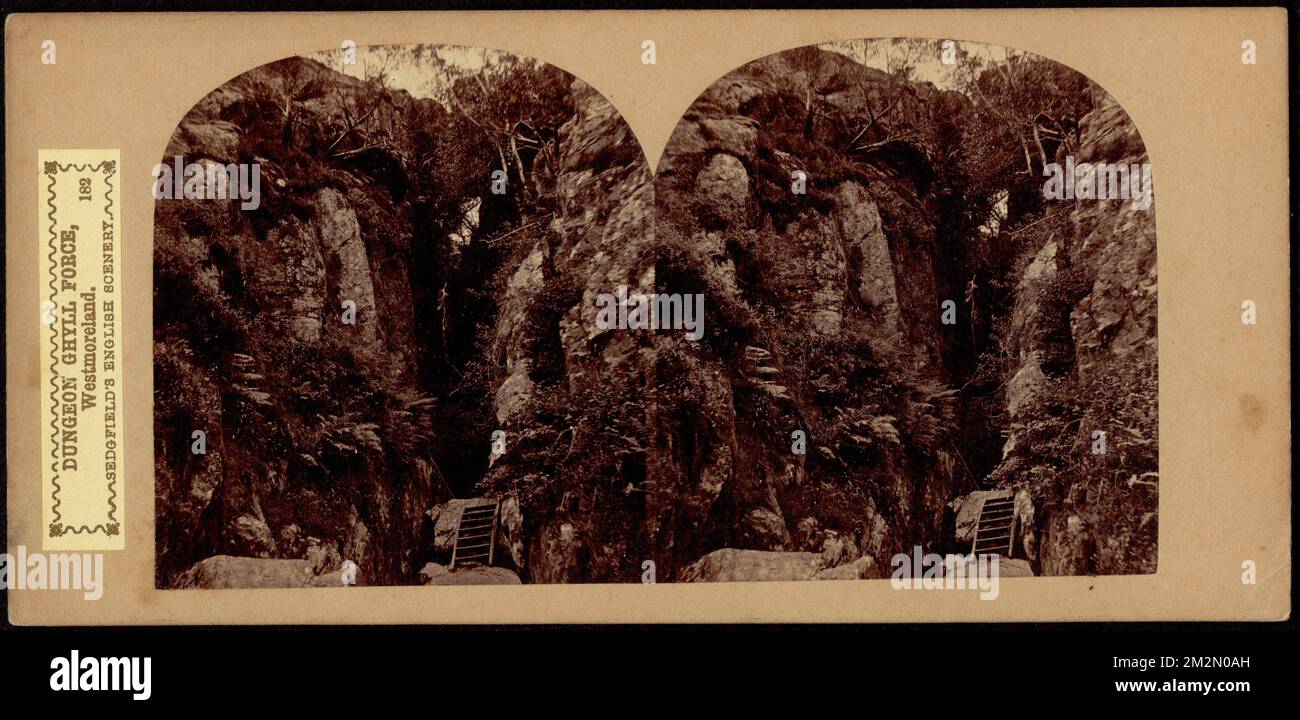 Dungeon Ghyll Force, Westmoreland , Waterfalls, Canyons Stock Photo - Alamy