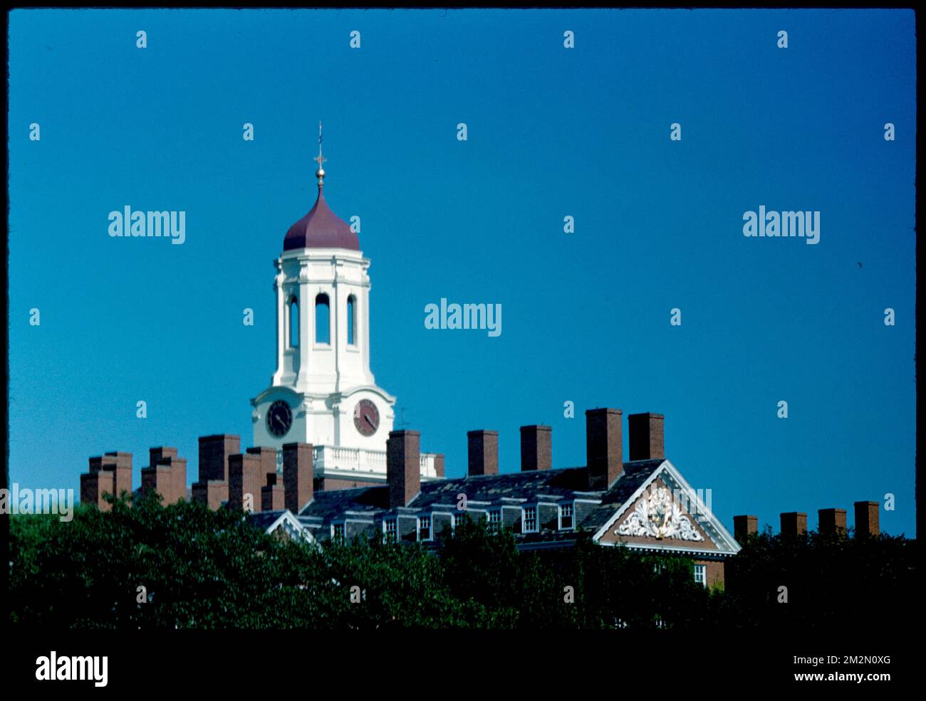 Dunster House tower and roof, Harvard University, Cambridge ...