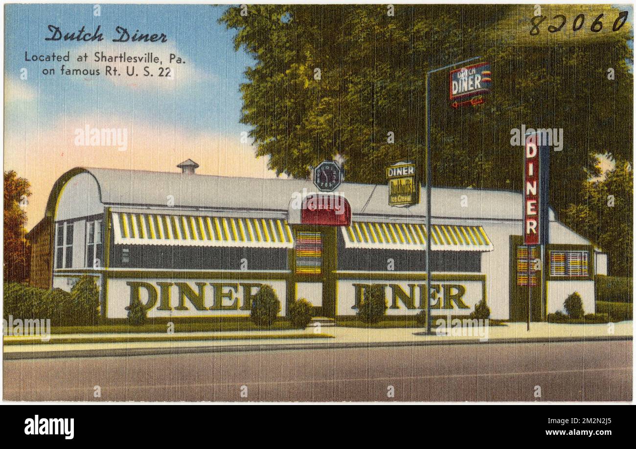 Dutch Diner, located at Shartlesville, Pa. on famous Rt. U. S. 22 ...