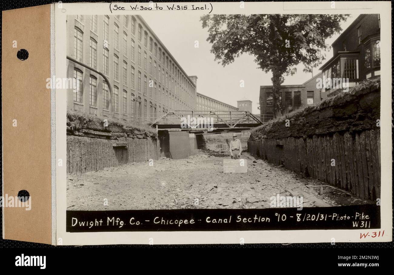 Dwight Manufacturing Co., canal, section #10, Chicopee, Mass., Aug. 20 ...