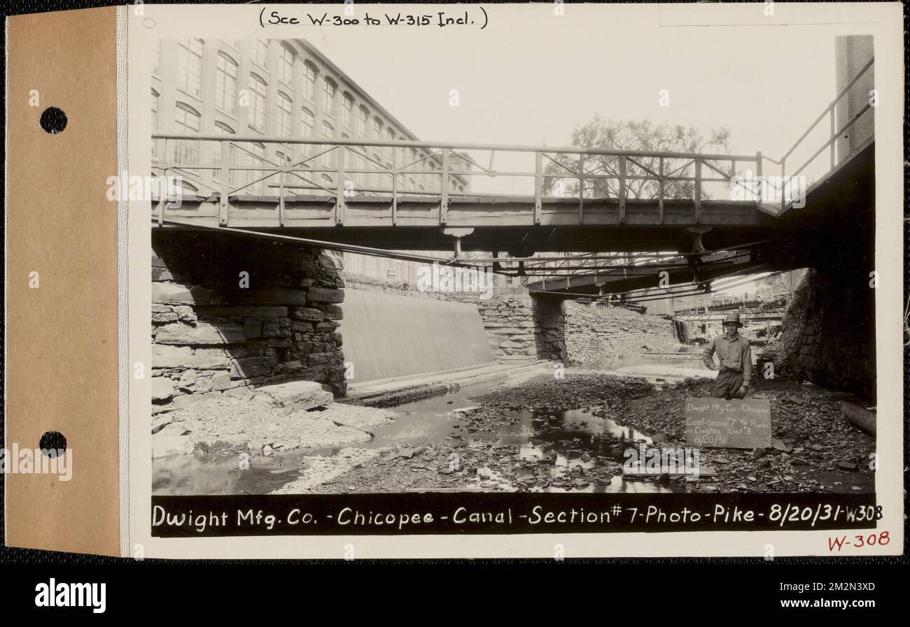 Dwight Manufacturing Co., canal, section #7, Chicopee, Mass., Aug. 20 ...