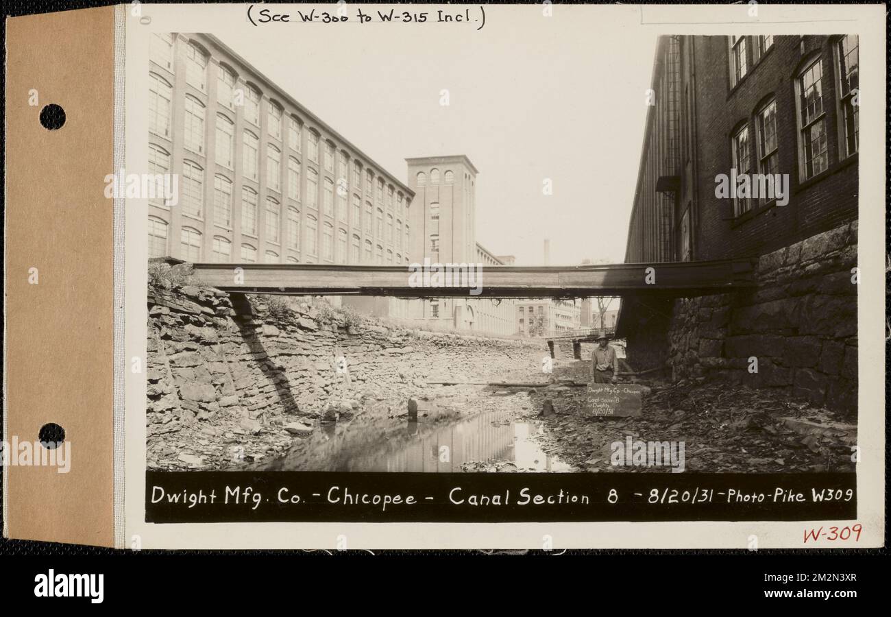 Dwight Manufacturing Co., canal, section #8, Chicopee, Mass., Aug. 20 ...