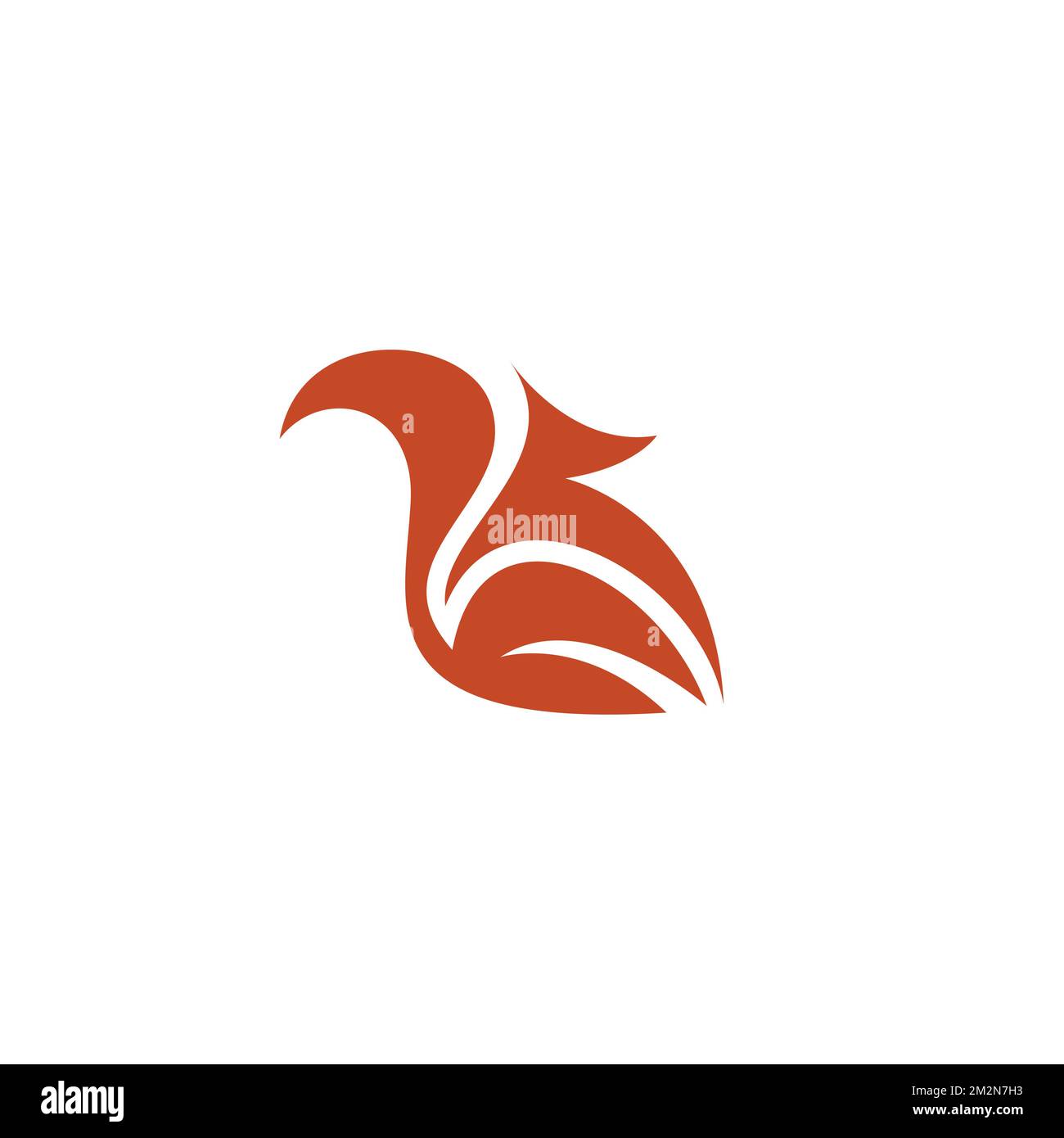 Fox Vector Illustration. Fox Logo Simple. Fox Icon Stock Vector Image ...