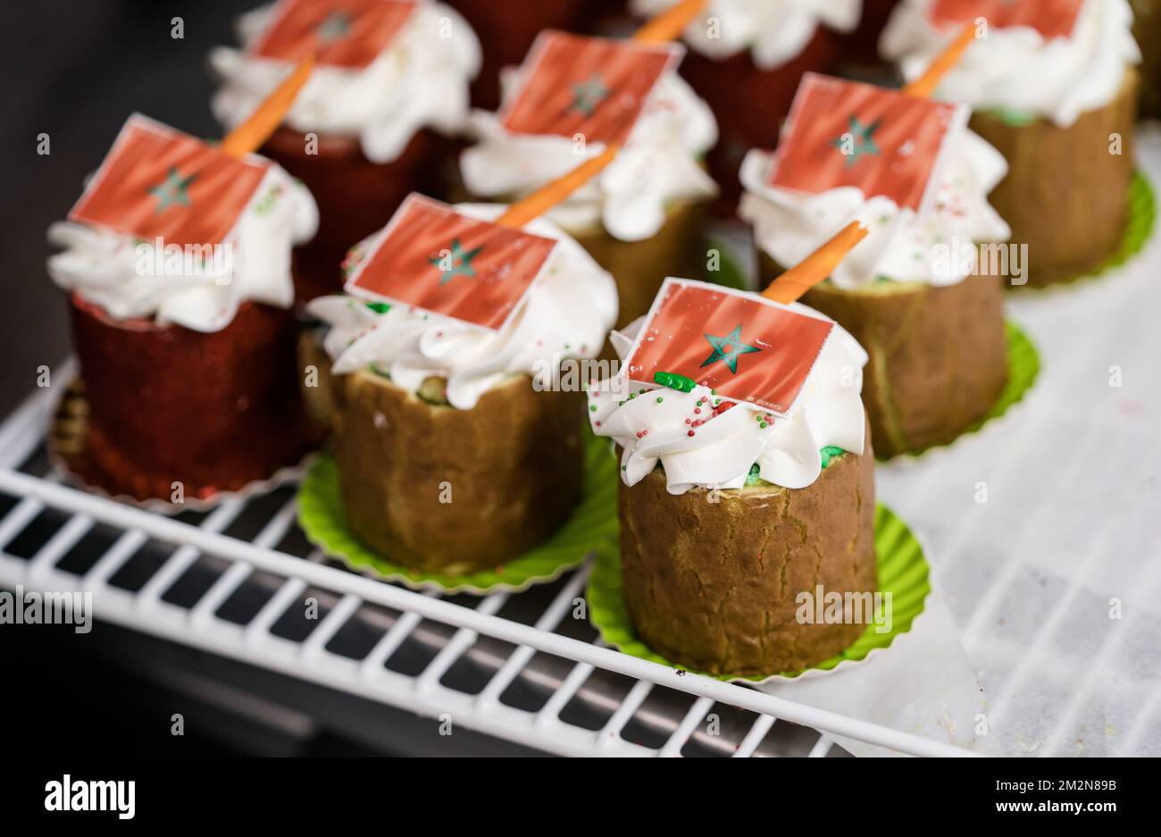 THE HAGUE - At the Moroccan bakery Uw Voordeelbakker, cakes are made ...
