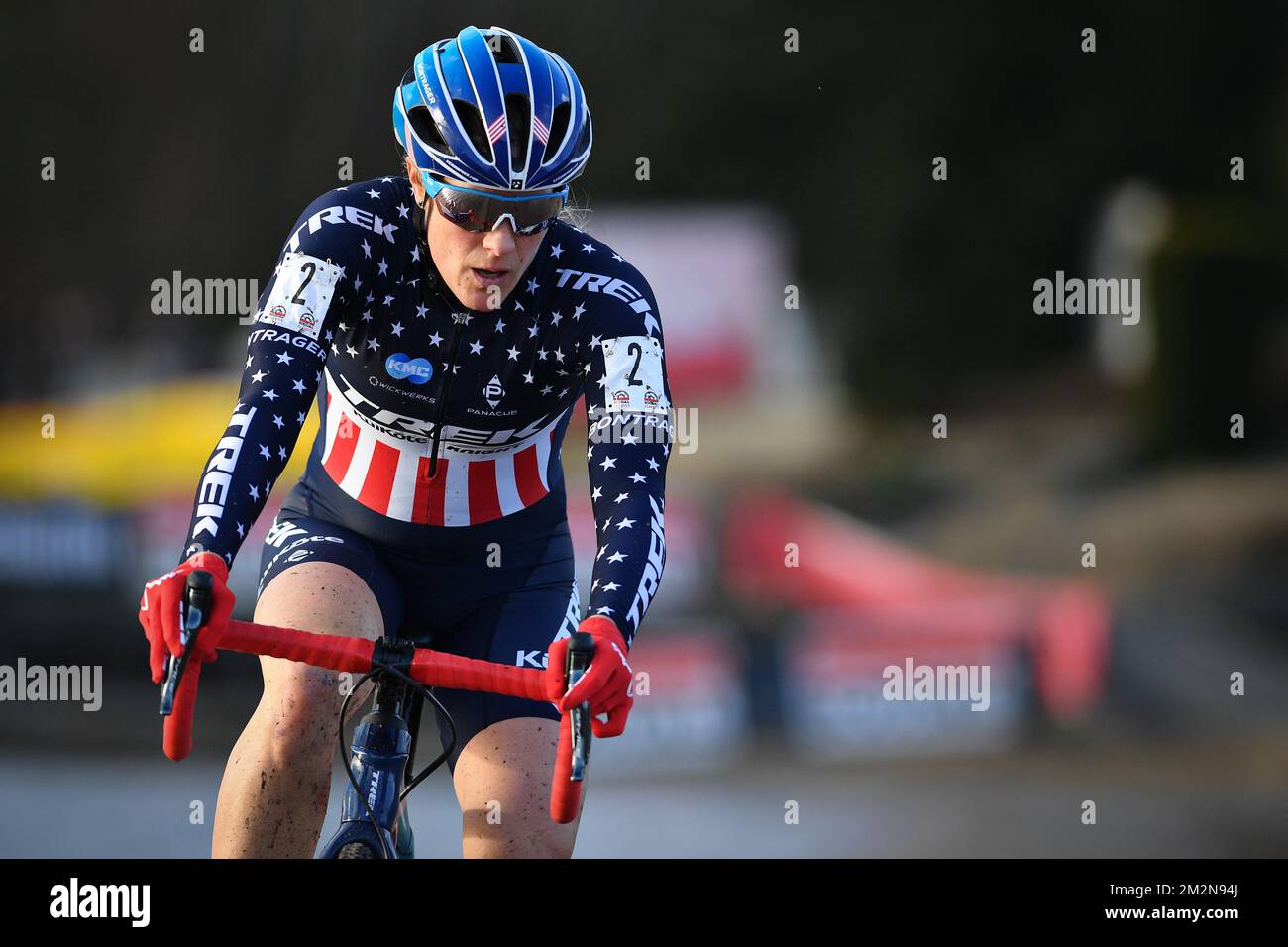 US Katie Compton pictured in action at the women's race in the ...