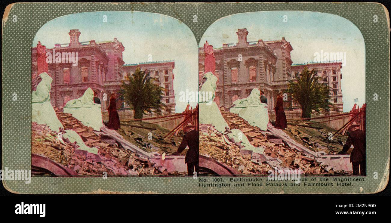 Earthquake and fire wreck the magnificent Huntington and Flood Palaces ...