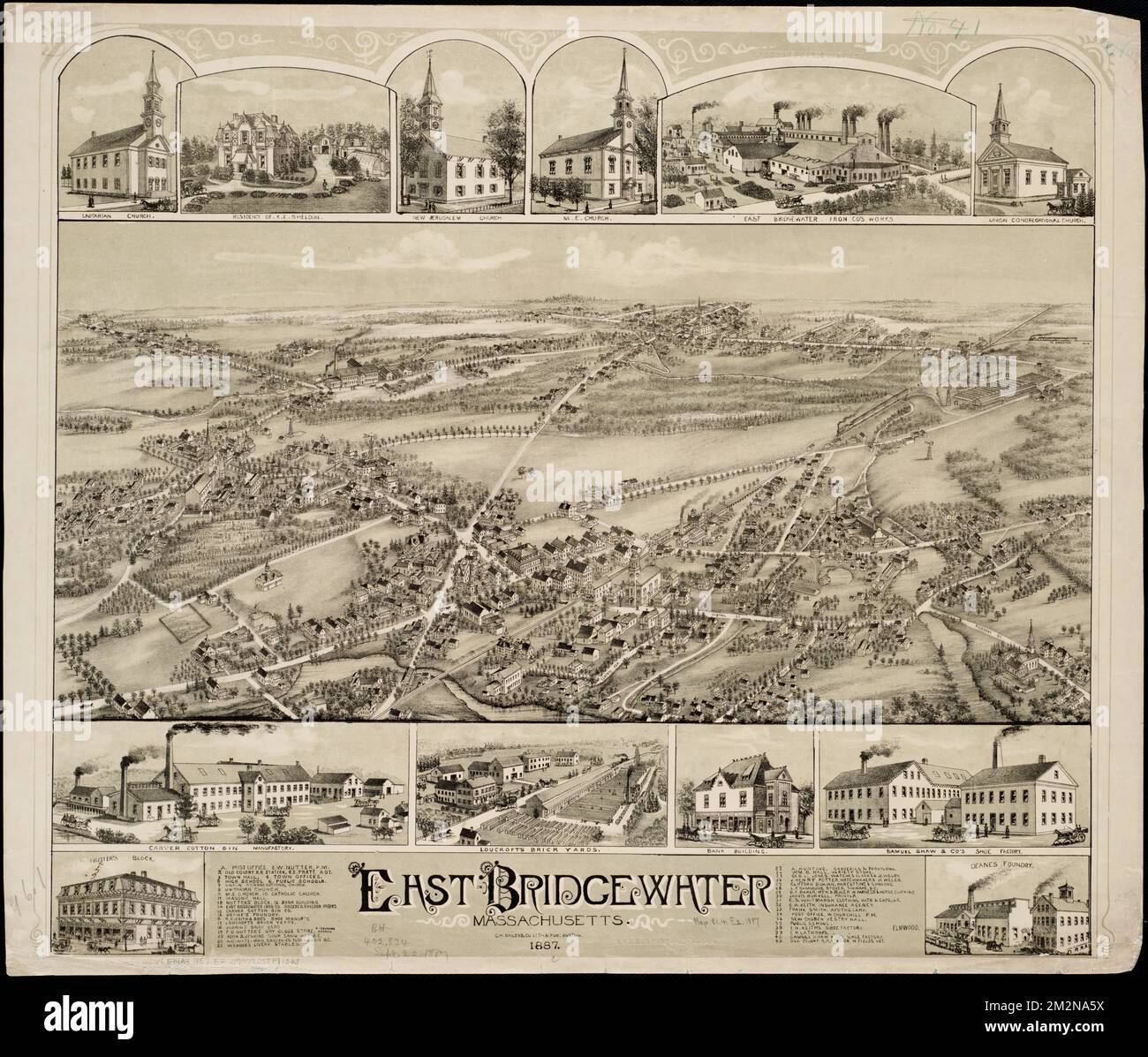 Map of bridgewater hi-res stock photography and images - Alamy