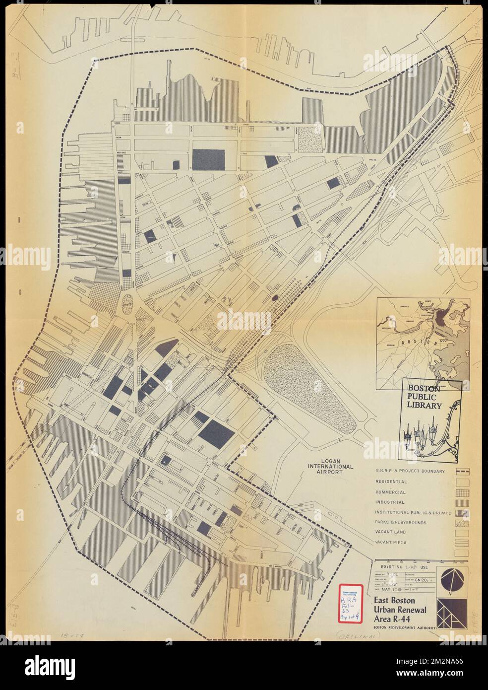 East Boston urban renewal area r-44 : existing land use , East Boston ...