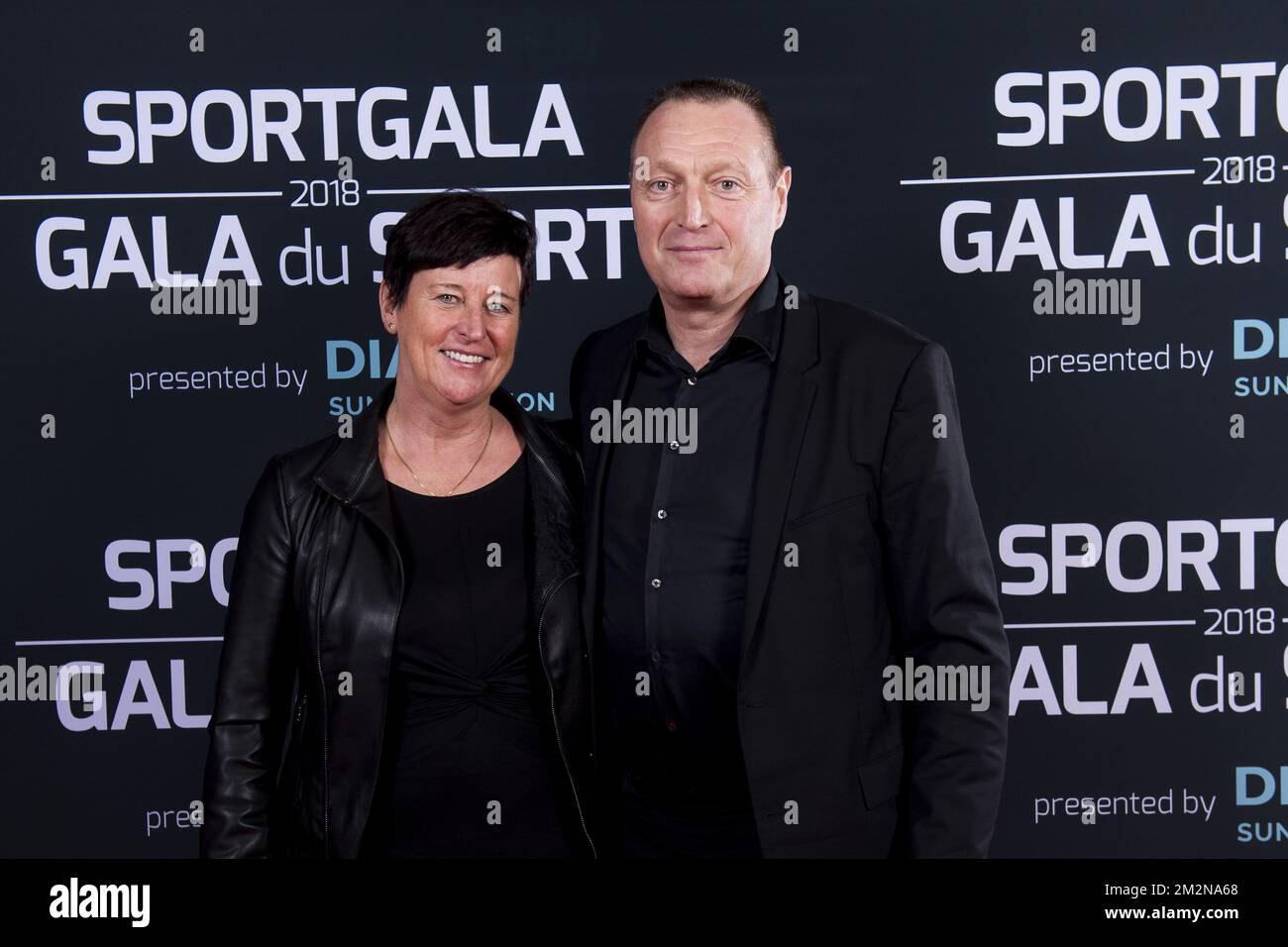 Belgian Cats head coach Philip Mestdagh pictured on the red carpet ...