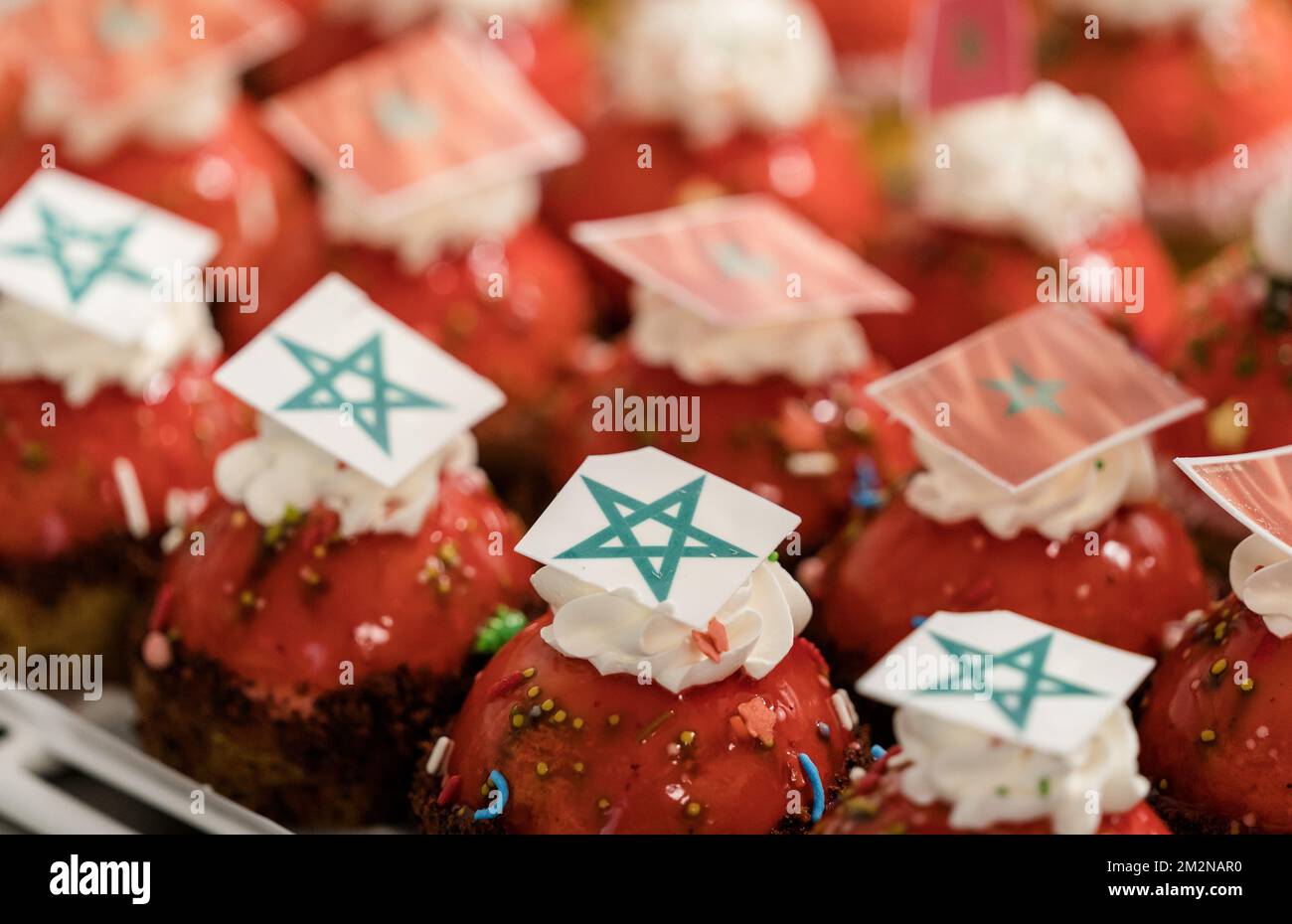 THE HAGUE - At the Moroccan bakery Uw Voordeelbakker, cakes are made ...