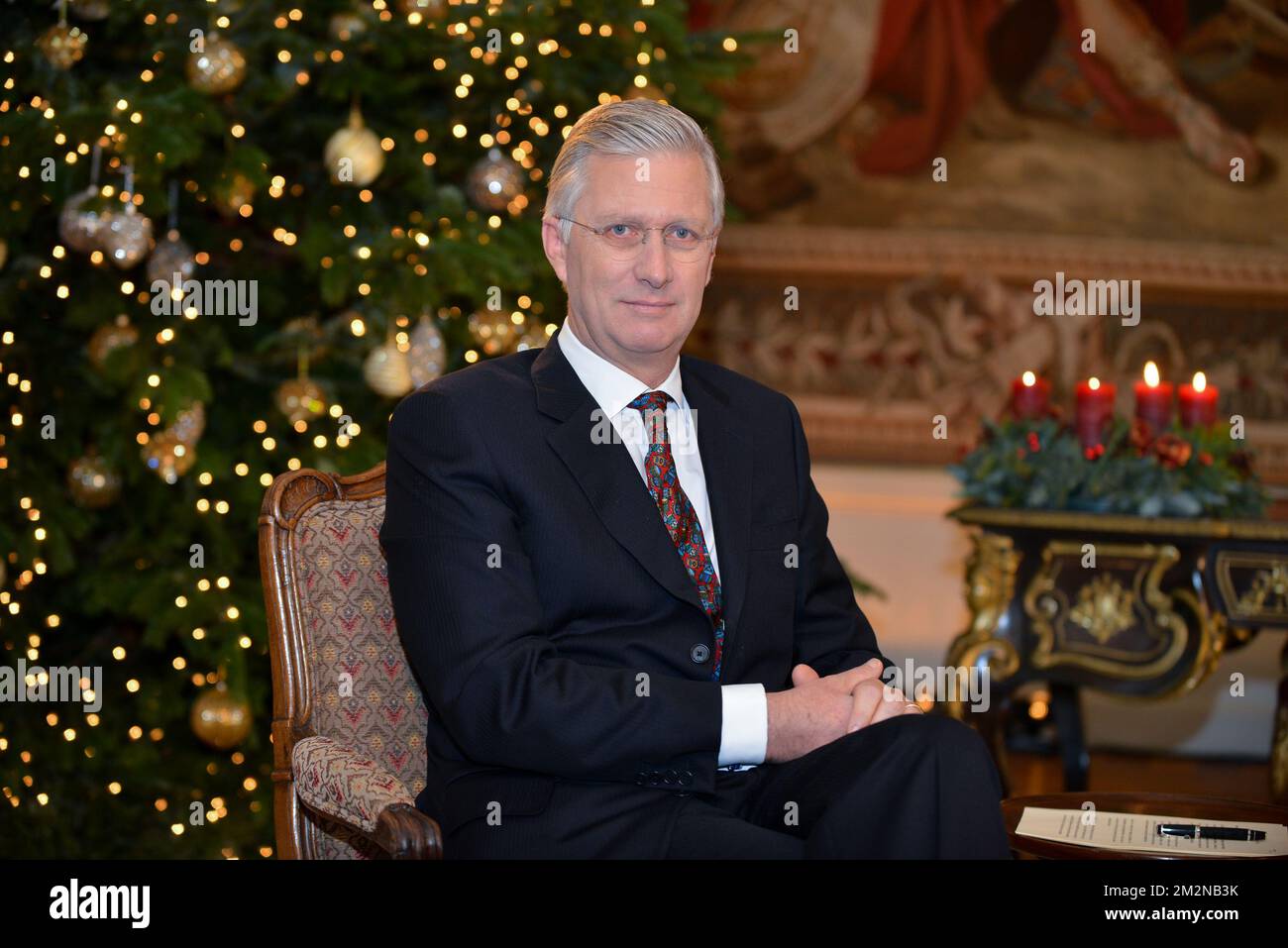 Illustration picture shows the registration of the yearly Christmas ...