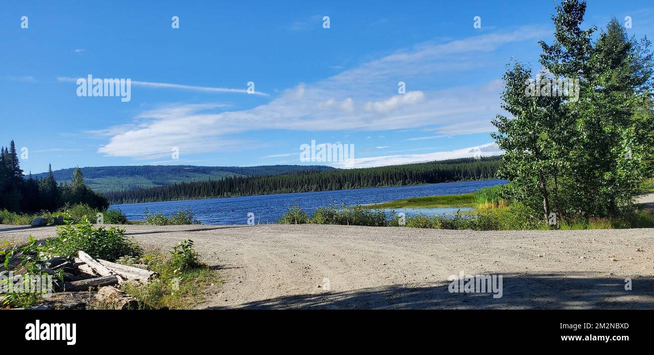 Here is a view of a lake Stock Photo - Alamy